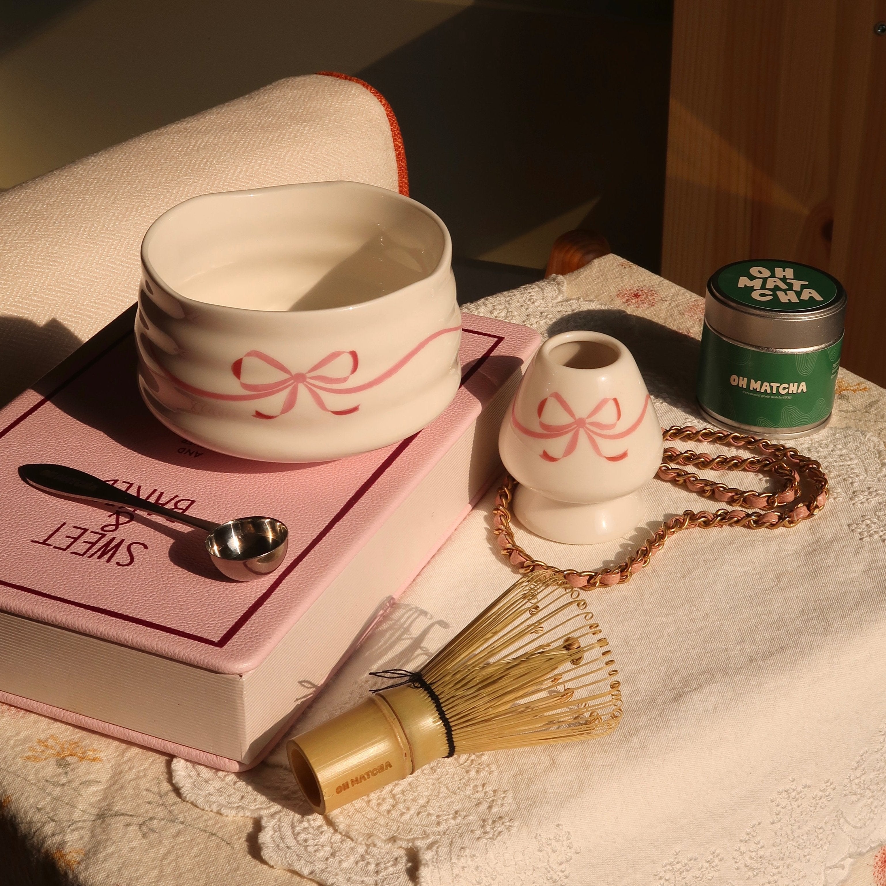 Coquette Matcha Tea Set – Oh Matcha